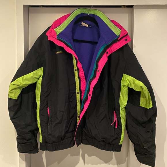 Columbia | Jackets & Coats | Vintage Columbia Colorblock Ski Jacket W ...